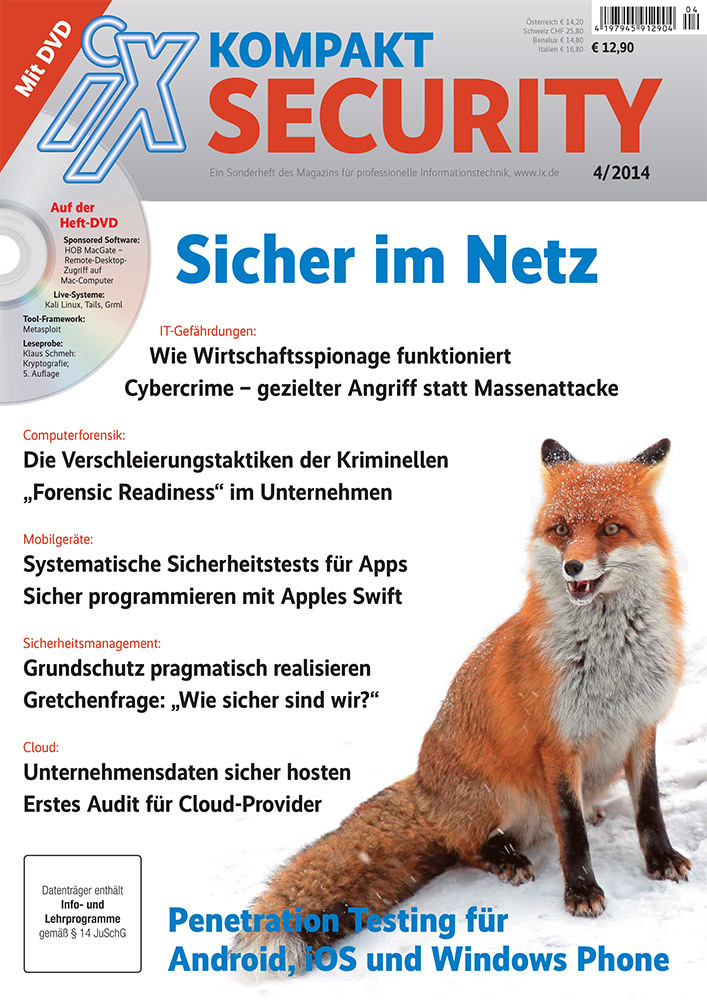 Neues iX-Sonderheft „Sicher im Netz“ | heise group