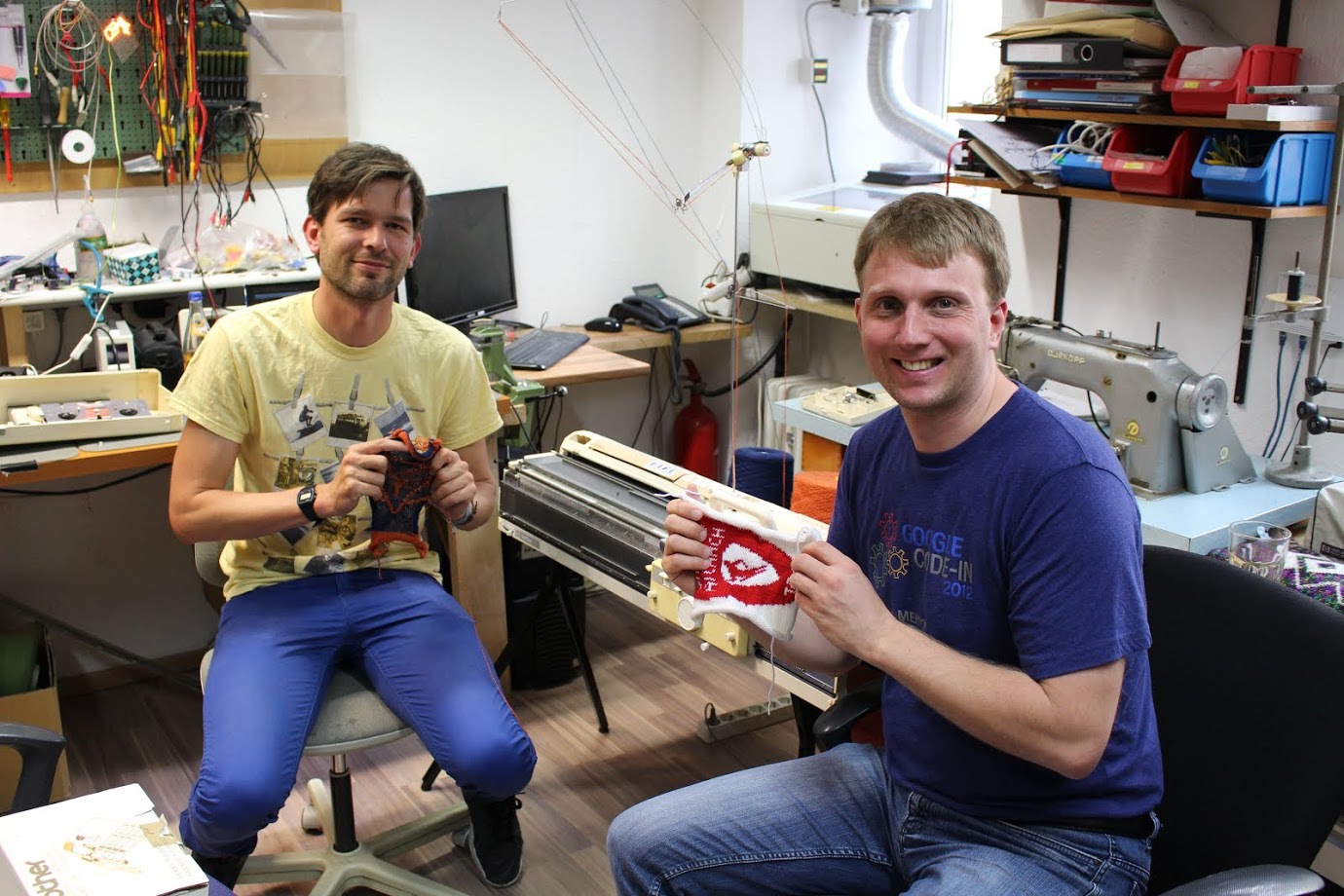 Andreas Bräu und Veranstalter Mario Behling | heise group