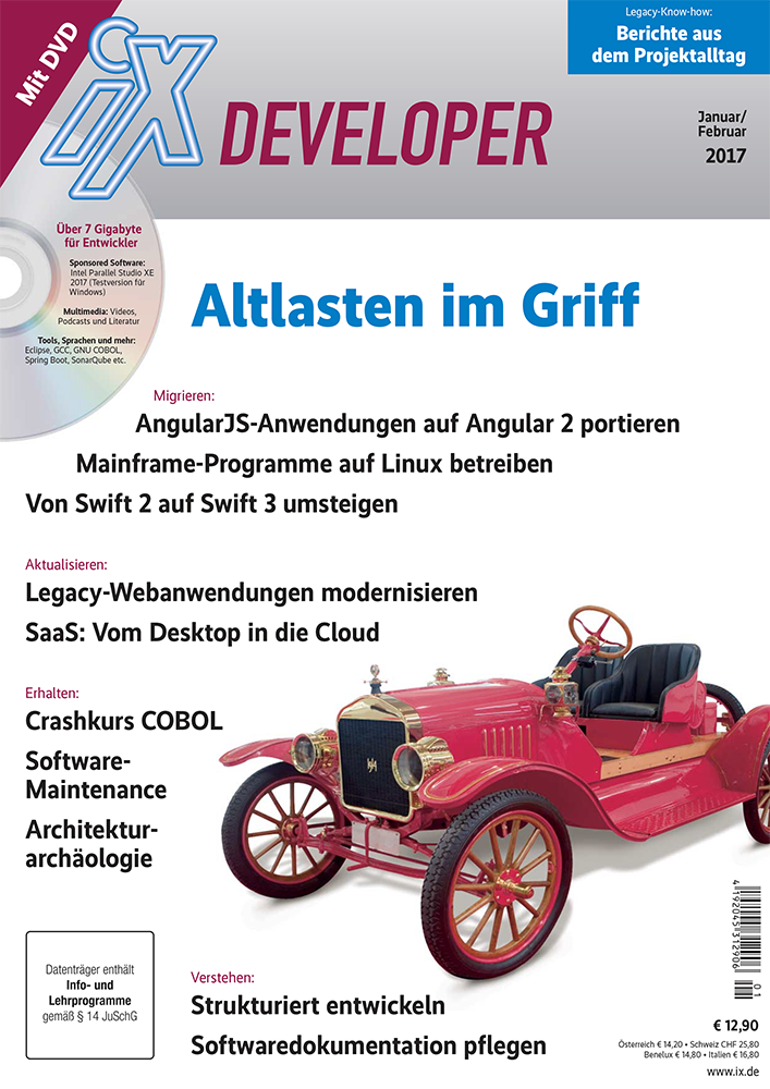 Neues Sonderheft von iX Developer für Entwickler | heise group