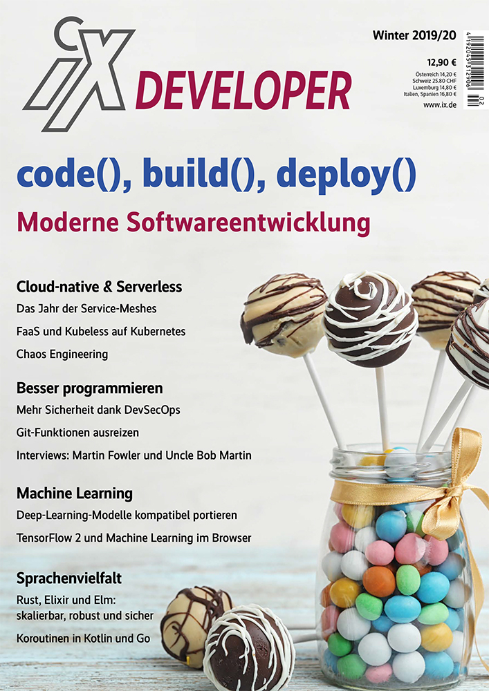 Neues iX-Sonderheft code(), build (), deploy() | heise group